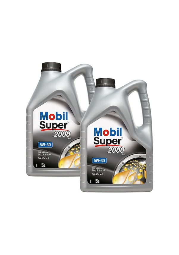 Mobil Super 2000 XE Acea C3 5W-30 Dpf Motor Yağı 2 x 5 L 5 L Fiyatları ...
