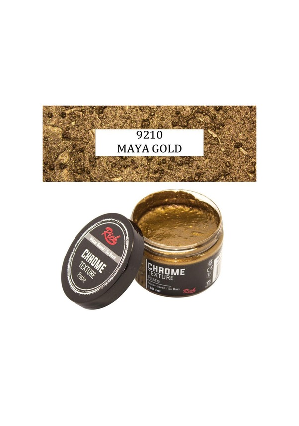 Rich Su Bazlı Chrome Texture Paste 150Ml 9210 Maya Gold Fiyatları ve Özellikleri