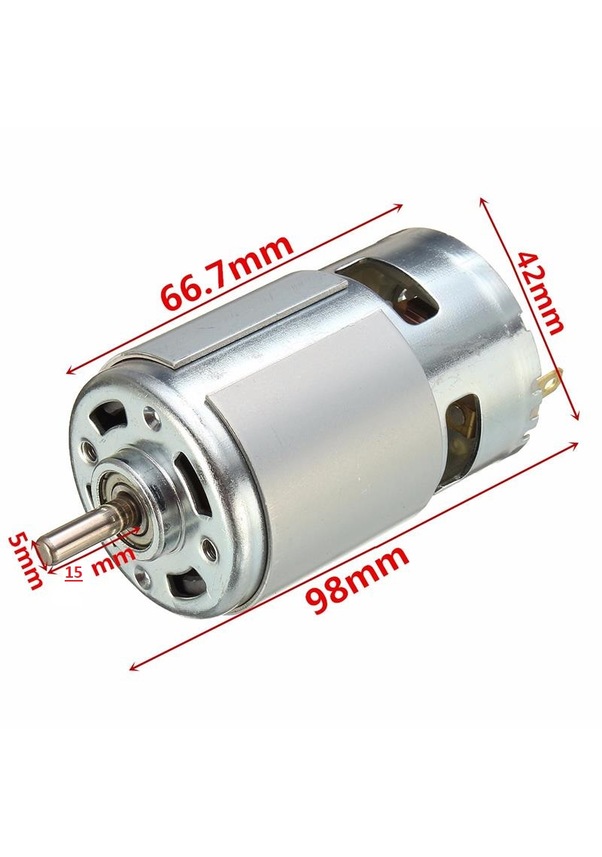 Rs 775 Dc Motor Rulmanlı 12-36 Volt 12000 Rpm Şarjlı Matkap Cnc ...