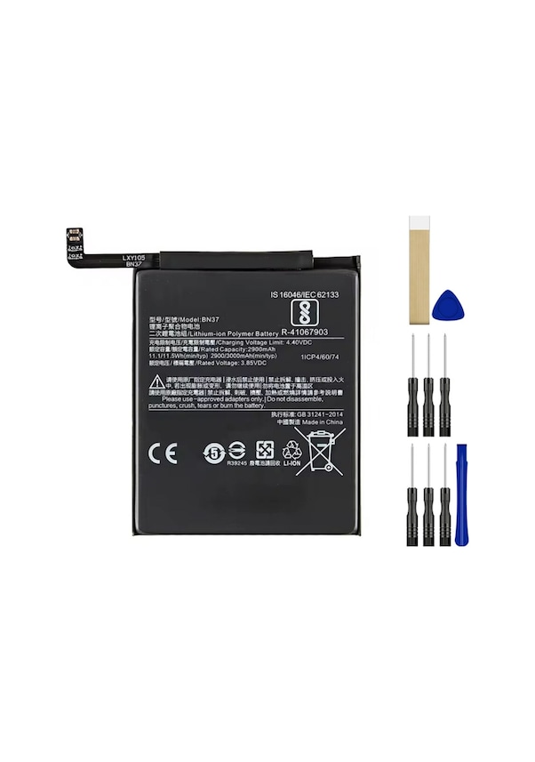 Xiaomi Redmi 6 Bn37 Batarya Pil Tamir Seti Ve Pil Bandı Fiyatları ve ...