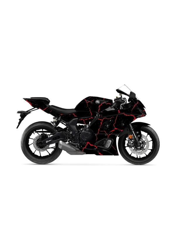 Yamaha Yzf R7 Sticker Şimşek Desen Kaplama Sticker Etiket Modeli ...