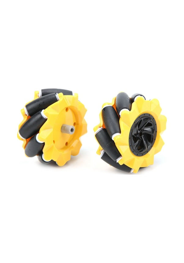 Alkatronik-48Mm Omni Mecanum Tekerlek Çifti 45 Derece Açılı 9 Roller 1: ...