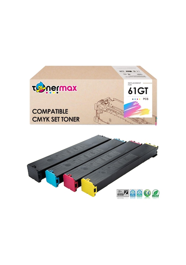 SHARP MX-2651 Uyumlu Toner Takım /Sharp MX-61GT CMYK Set Fiyatları ve ...