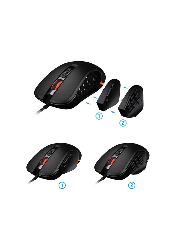 Sarepo GT-400 Rgb 5000 DPI Kablolu Optik Oyuncu Mouse Siyah Fiyatları ...