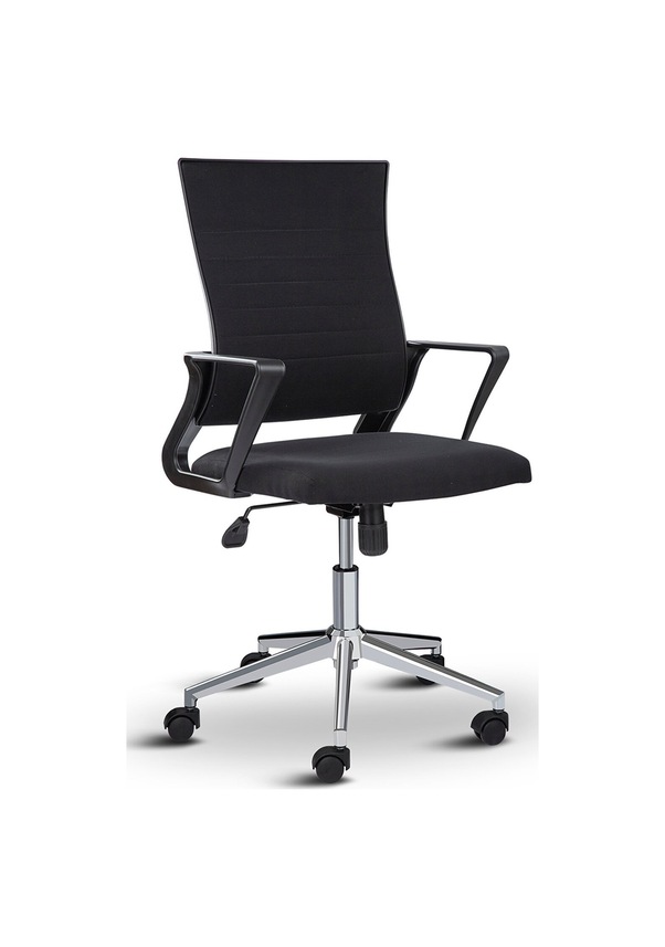 Asbir Mobilya Rigel Metal Ayaklı Çalışma Koltuğu Ofis Koltuğu Siyah ...