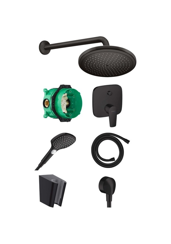 Hansgrohe Talis E Ankastre Banyo 8'Li Set Mat Siyah 26221670 Diğer ...