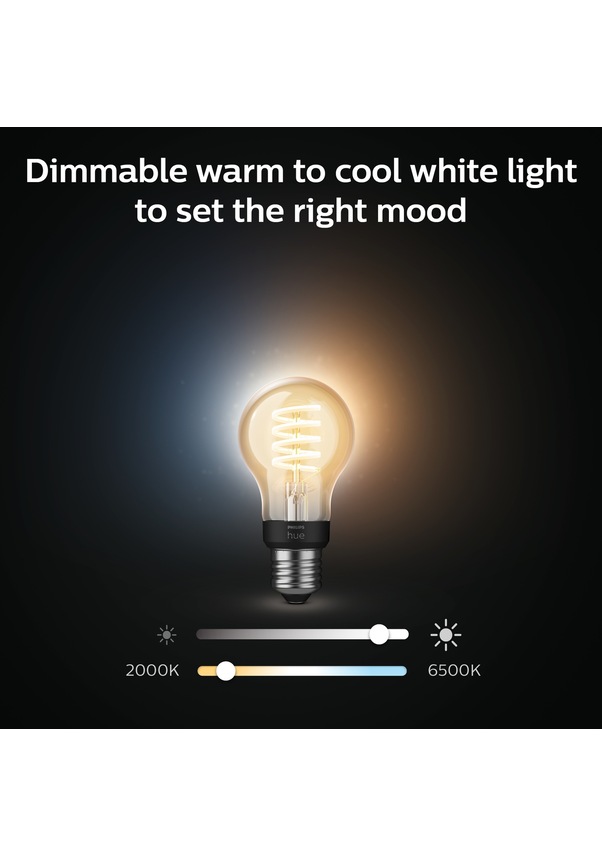 Philips HueWA 7W A60 Filament Ampul E27 - Beyaz Ambiyans Fiyatları ve Özellikleri