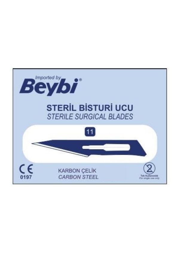 Beybi 11 No Bistüri Ucu 100 Adet Steril Fiyatları ve Özellikleri