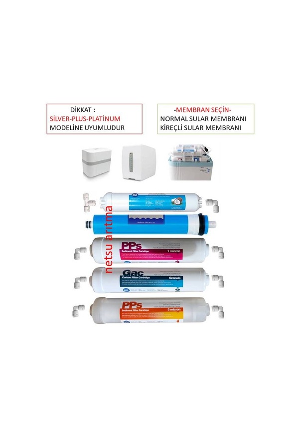 İhlas Aura Cebilon Silver Plus Platinum Uyumlu Filtresi 5'Li Filtre ...