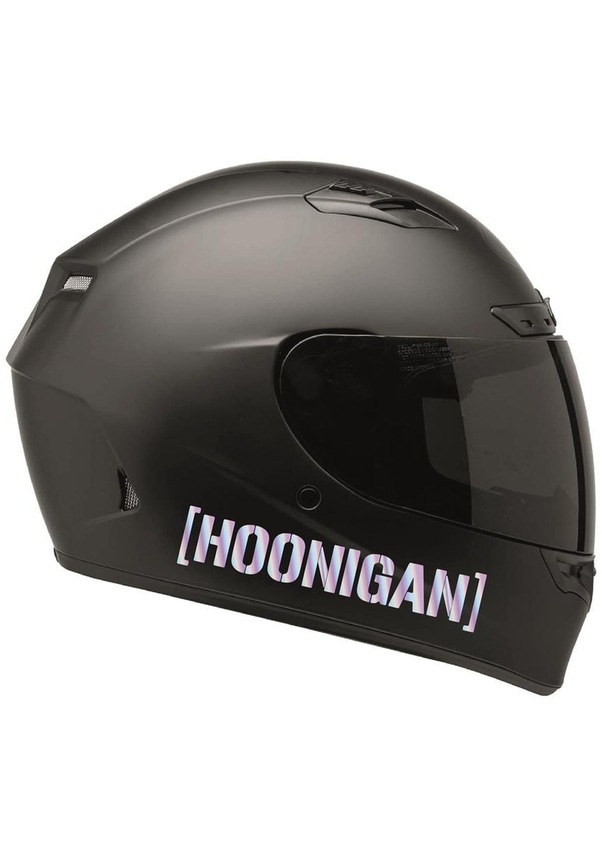 Hoonıgan Yazılı Hologram Motosiklet Kask Sticker Etiket Modeli ...