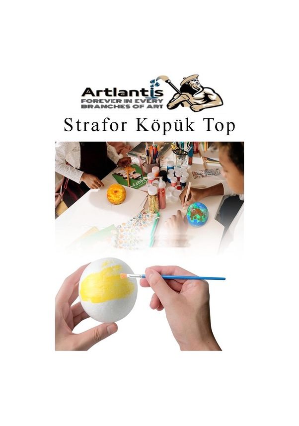Strafor Köpük Top 12 Cm 10 Adet Köpük Top Küre Toplar Yuvarlak Strafor ...