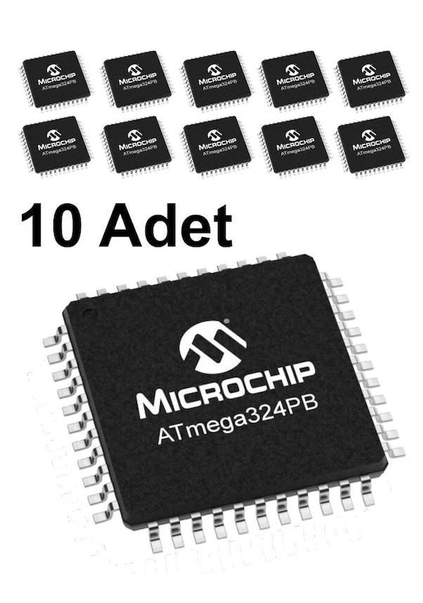 Microchip Atmel Atmega324pb Au Tqfp44 Atmega324 10 Adet Fiyatları Ve Özellikleri
