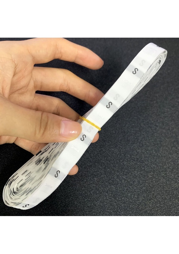 3.2 X 1.2cm Boyut Etiketleri Polyester Bez Giyim Etiketi 1 Rulo Yaklaşık 380 Adet , Boyut: Xs ...