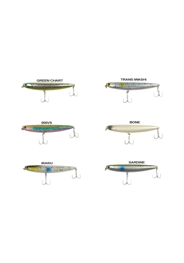 Ryuji Dog Walker 11 Cm 12 Gr Su Üstü Maket Balık Green Chart Fiyatları ve Özellikleri