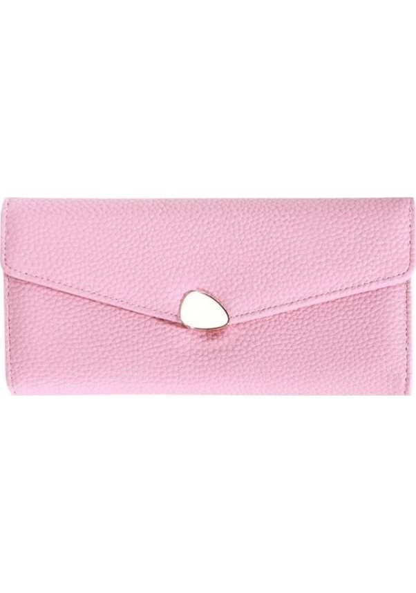 Novahub 87p Litchi Deseni Geniş Kapasiteli Cüzdan Telefon Çantası Pembe ...