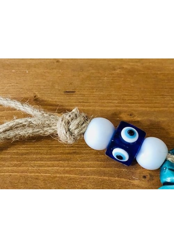 İnside Seramik Duvar Dekorasyon Objesi Balık Temalı Hasır İşlemeli Ve ...