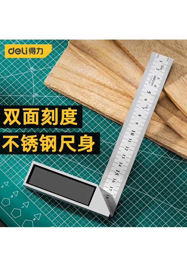 Güçlü Açılı Cetvel Cetveli 45 Derece 90 Derece Dik Açılı Cetvel Çelik ...