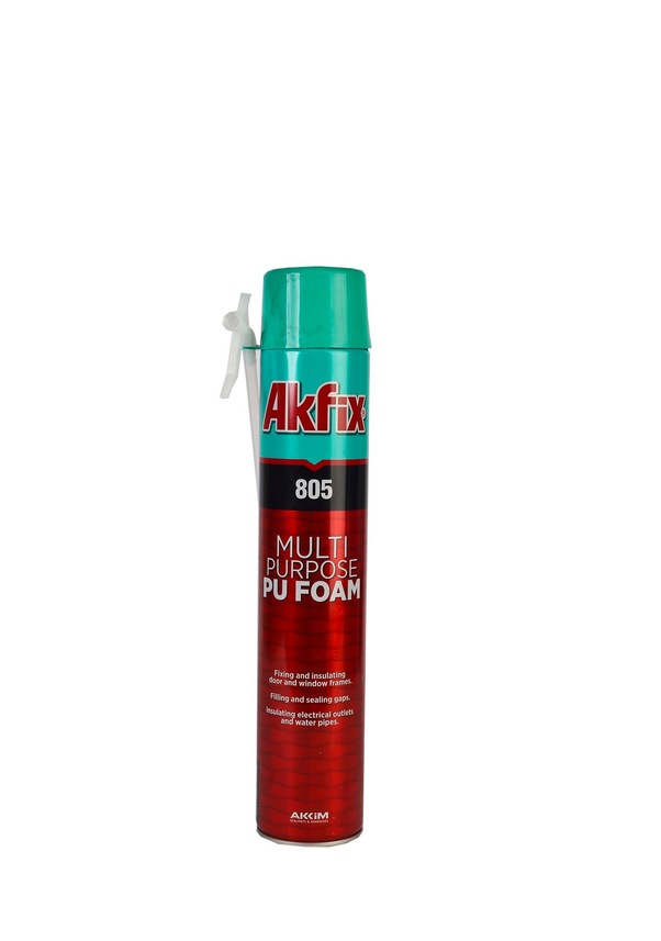 Akfix 805 Pipetli Poliüretan Köpük - 750 ml Fiyatları ve Özellikleri