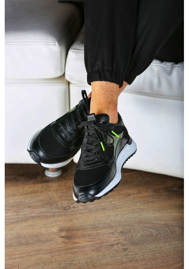 Franc Ocean Model Siyah Erkek Hakiki Deri Spor Ayakkabı 40 Fiyatları ve ...