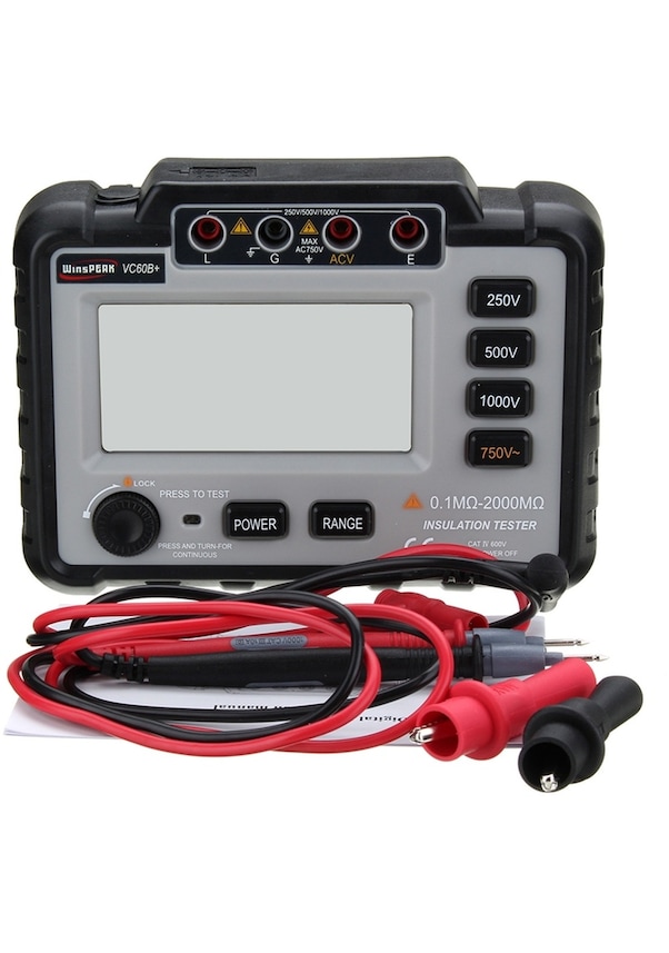 Winspeak Vc60b+1000v Megger Yalıtım Test Cihazı Megohmmetre Ohm Test ...