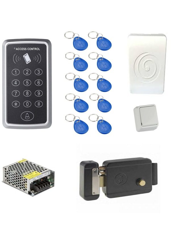 Rfid Kapı Zili Şifreli Kapı Kilidi Sistemi Kapı Açma Seti Tirajlı Kilit ...