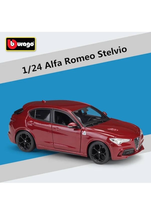 Bburago 1:24 Alfa Romeo Stelvio Suv Alaşım Araba Modeli Diecast Metal ...