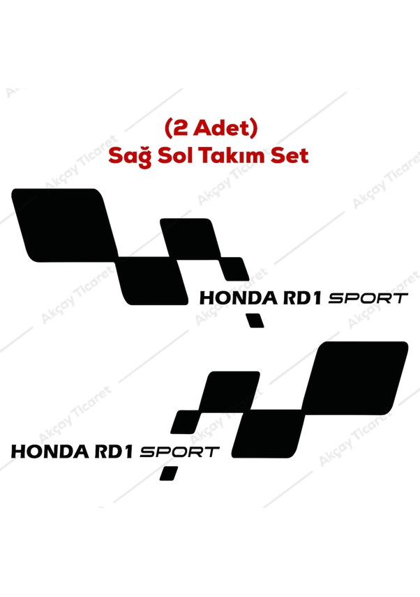Honda Rd1 Sticker Honda Cr-V Rd1 Araba Sticker Rd1 Oto Sticker ...
