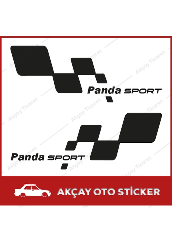 Fiat Panda Sticker Panda Sport Sticker Fiat Oto Sticker Fiyatları ve ...