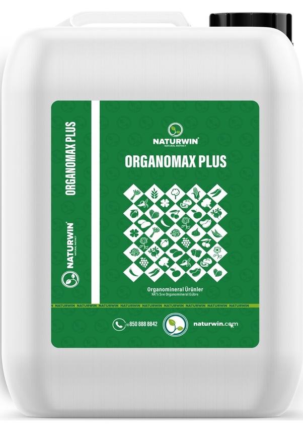 Organomax Plus 20 Litre Azot Potasyum Sıvı Organomineral Gübre ...