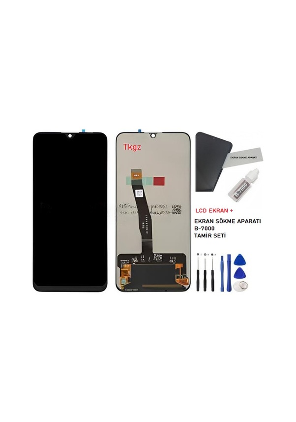 Huawei Uyumlu P Smart 2019 Lcd Ekran Dokunmatik - A - Kalite + B-7000 ...