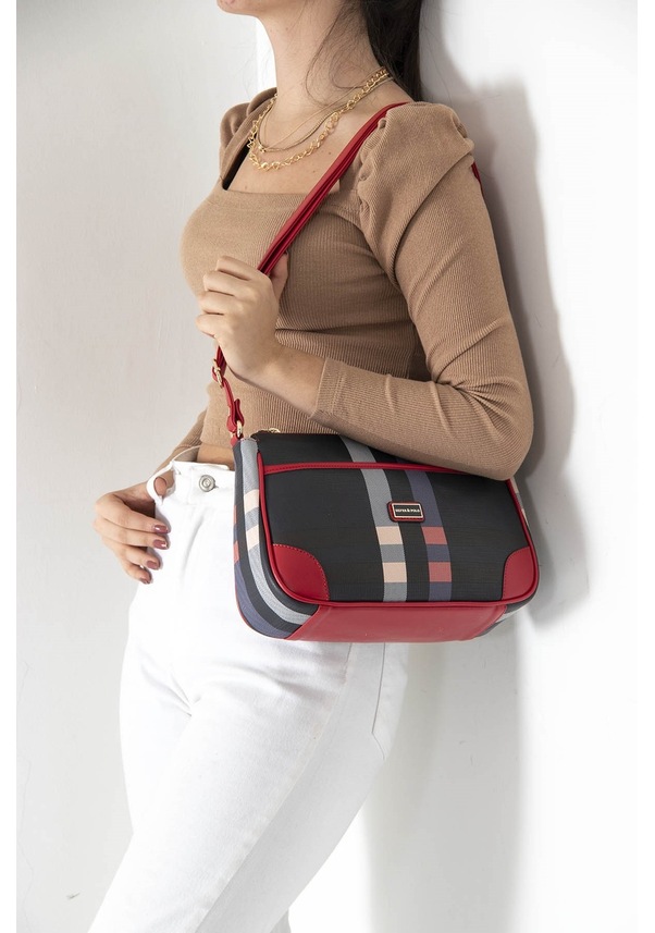 Kadın Çapraz Çanta Laci F. - Kırmızı SP1060 Silver & Polo Fiyatları ve ...