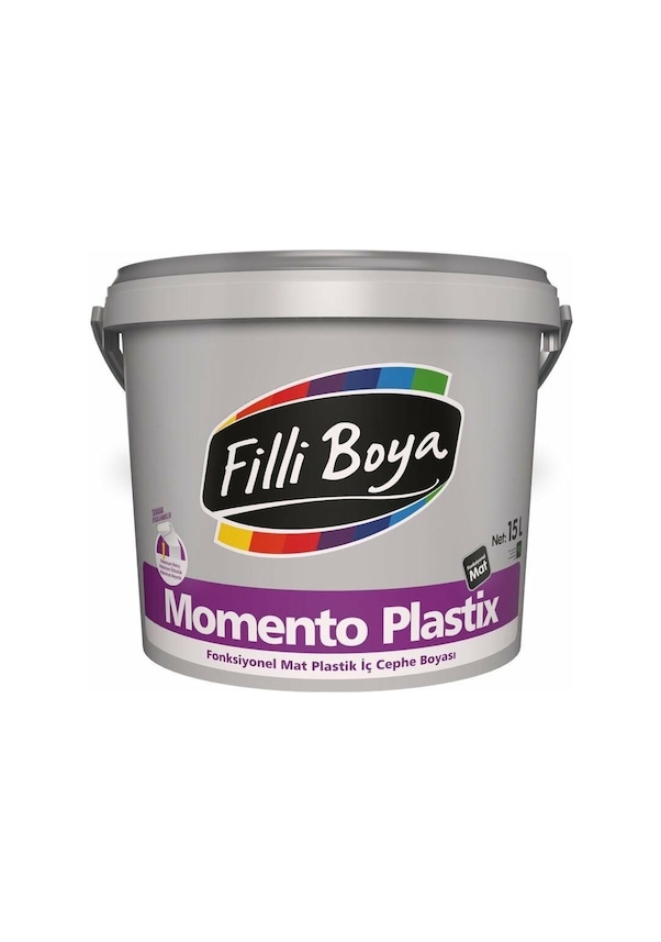 Filli Boya Momento Plastix Fonksyonel Mat Plastik İç Cephe Boyası 15 Lt ...