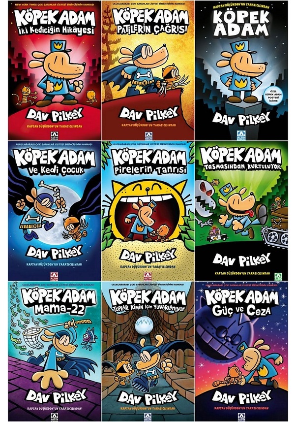 Köpek Adam 1-9. Cilt Çizgi Roman 9 Kitap Set - Dav Pilkey Fiyatları ve ...