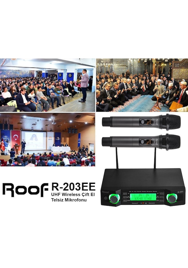 Roof R-203 Uhf Bant Ikili El Tipi Dijital Telsiz Mikrofon Fiyatları ve Özellikleri