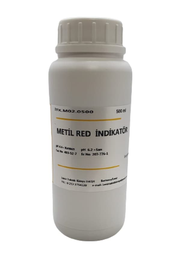 Metil Red Indikatörü 500 Ml Fiyatları ve Özellikleri