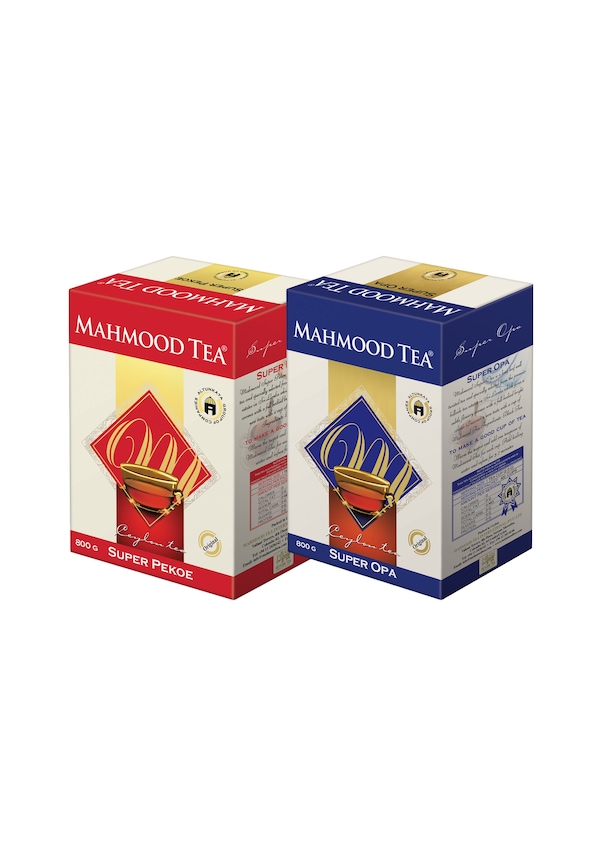 Mahmood Tea Super Opa Seylan Çay 800 G + Super Pekoe Seylan Çay 800 G ...