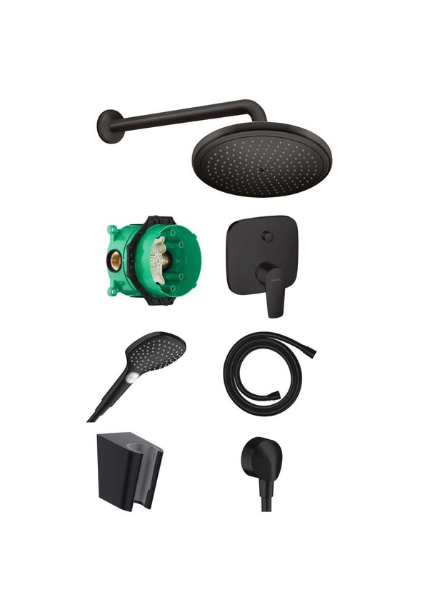 Hansgrohe Talis E Ankastre Banyo 8'Li Set Mat Siyah 26221670 Fiyatları ...