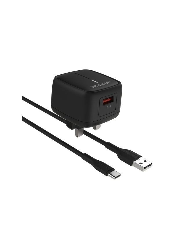 Teltree Wopow Wa02-c Usb Seyahat Şarj Cihazı Seti, Usb Type-c Kablolu ...