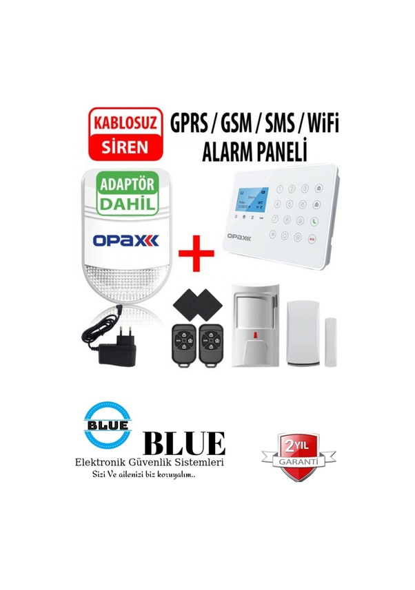Opax Kablosuz Wifi Alarm Fiyatları ve Özellikleri