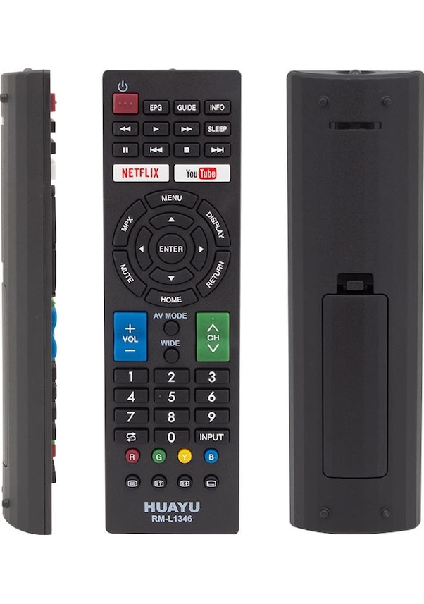 Huayu Kl Sharp Rm L1346 Netflıx Ve Youtube Tuşlu Lcd Led Tv Kumanda Blisterli Fiyatları ve ...