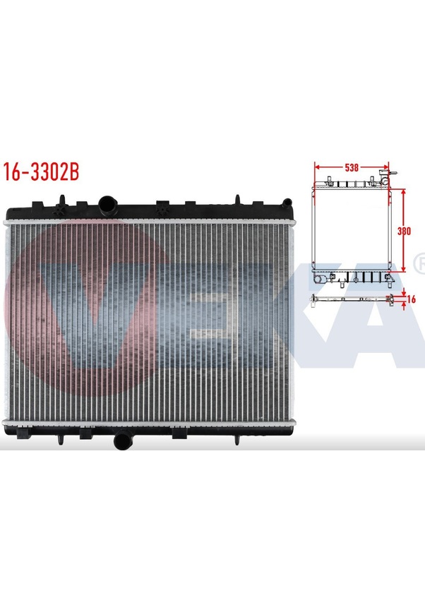 VEKA-MGA Peugeot 301 C Elysee 1.6 Dizel Su Radyatörü 1330.P9 Fiyatları ...