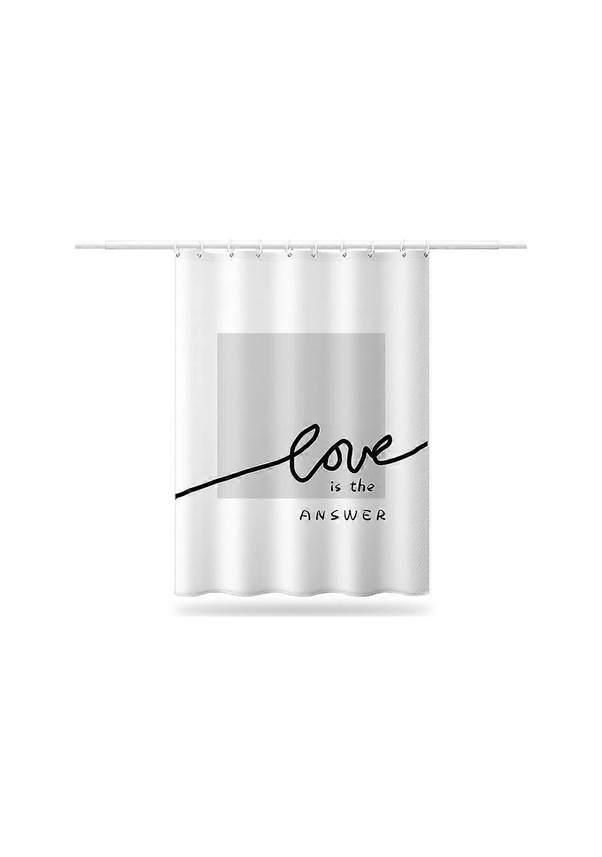 Su Sızdırmaz 12 C Çengelli Dus Perdesi 180x180cm Beyaz Ve Gri Fiyatları ...