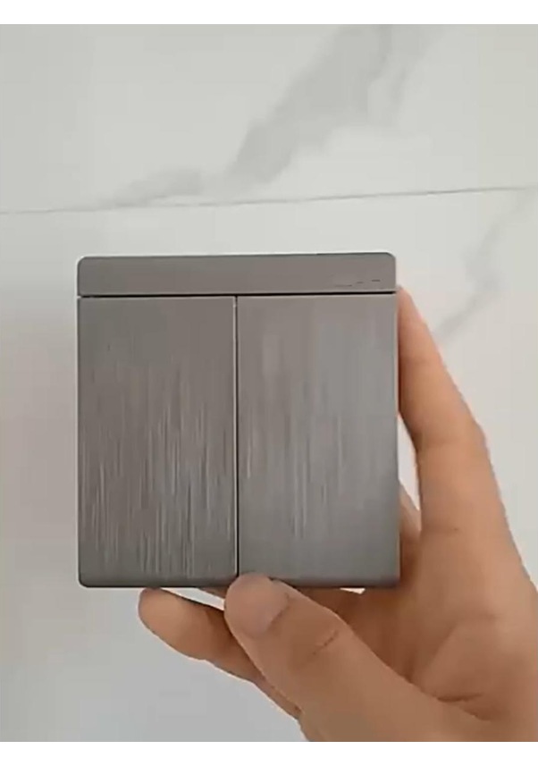 Zte G9 Fırçalanmış Gri Gizli Anahtar Paneli Yerinden Çıkması 5 Delikli ...