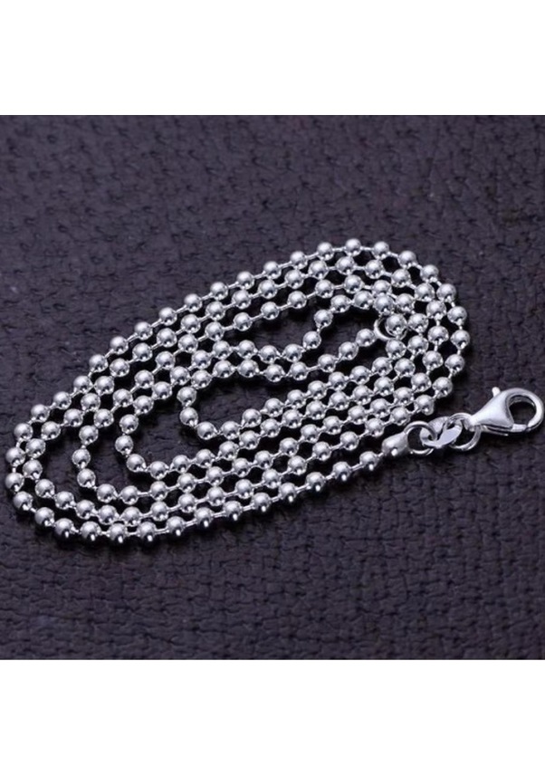 Pigado 316l Paslanmaz Çelik 2 Mm Yuvarlak Top Model Unisex Kolye 001 ...