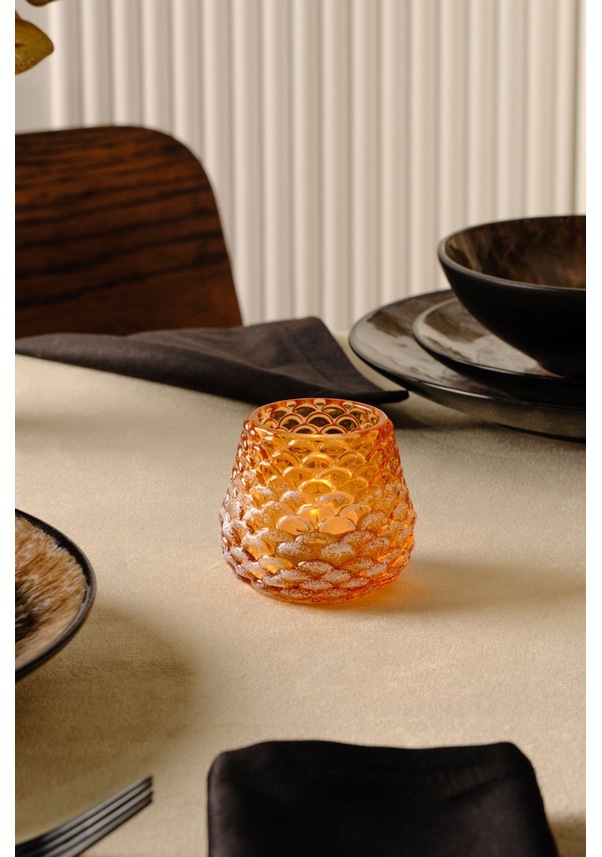 Karaca Pinecone Mumluk Amber 7,5x7,5x6,7 cm Fiyatları ve Özellikleri