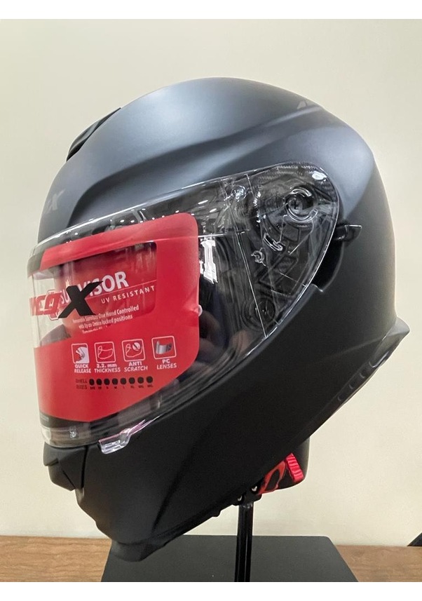 Scoyco X507 Güneş Vizörlü Kapalı Motosiklet Kaskı Mat Siyah L Fiyatları ...