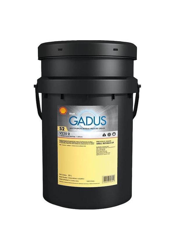 Shell Gadus S2 V220 2 Gres Yağı Kova 15 KG Fiyatları ve Özellikleri
