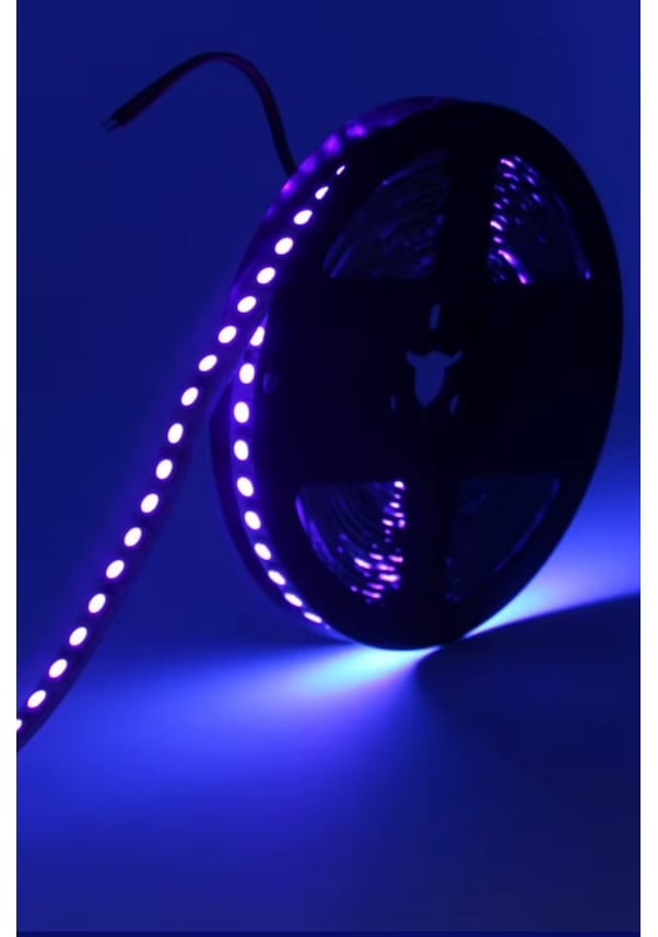 Ultraviyole 2835 Şerit Led 12v Uv Şerit Led Black Light 120 Ledli 1 Metre Fiyatları ve Özellikleri