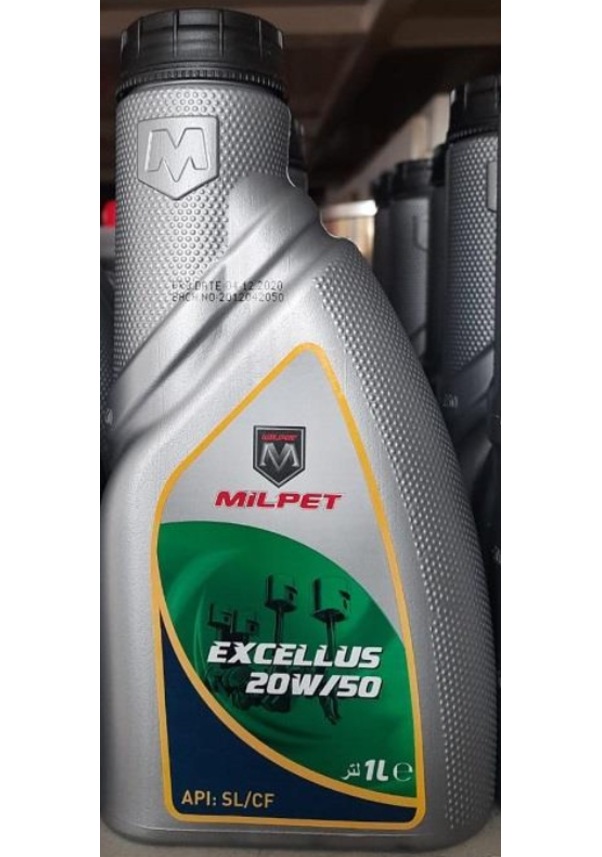 Milpet Excelus 20W-50 Motor Yağı 1 L 1 L Fiyatları ve Özellikleri