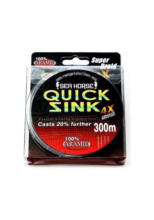 Sea Horse Quick Sink 0,40 Mm 300Mt 4X Ipek Misina Fiyatları ve Özellikleri